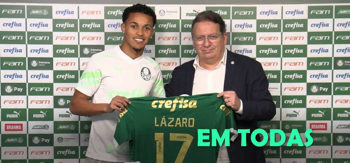 Lázaro é apresentado e fala sobre versatilidade: "Ponta esquerda ...